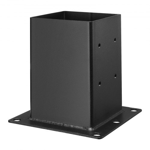 4 Pack 6x6 Post Base Brackets Inner Size 5.6x5.6 inch Wood Fence Post ...