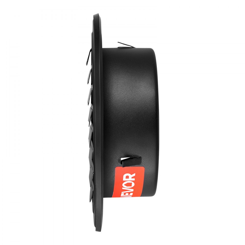 VEVOR 145 mm Wall Vent Cover, Louvered Round AC Vent Gable Cover ...