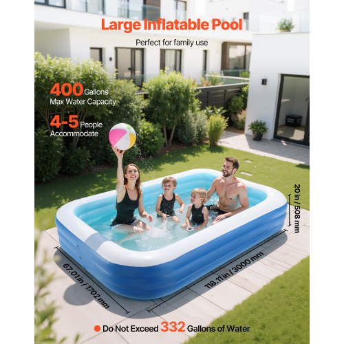 Shop the Best Selection of Inflatable Pools | VEVOR US