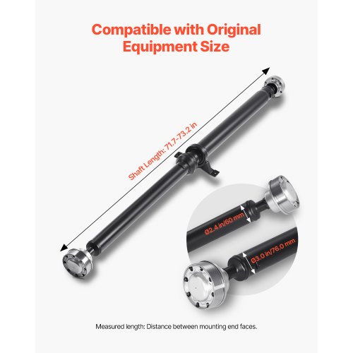 Rear Prop Drive Shaft Compatible with 2015-2019 Dodge Challenger V6 3 ...