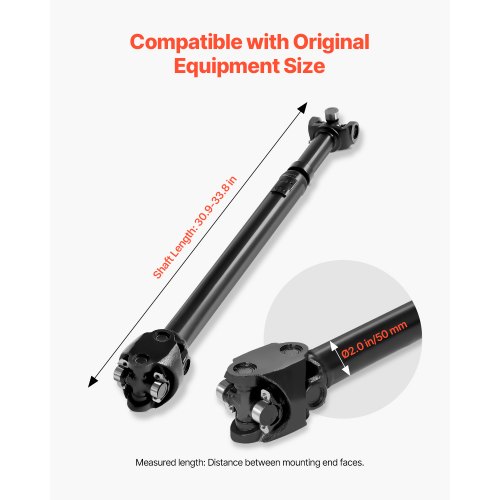 VEVOR Front Drive Shaft Assembly Compatible with 1987-2001 Jeep ...