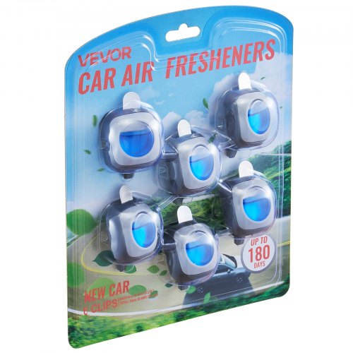 Car Air Freshener 6-Pack New Car Scent Vent Clip 4ml Each Vent Air ...