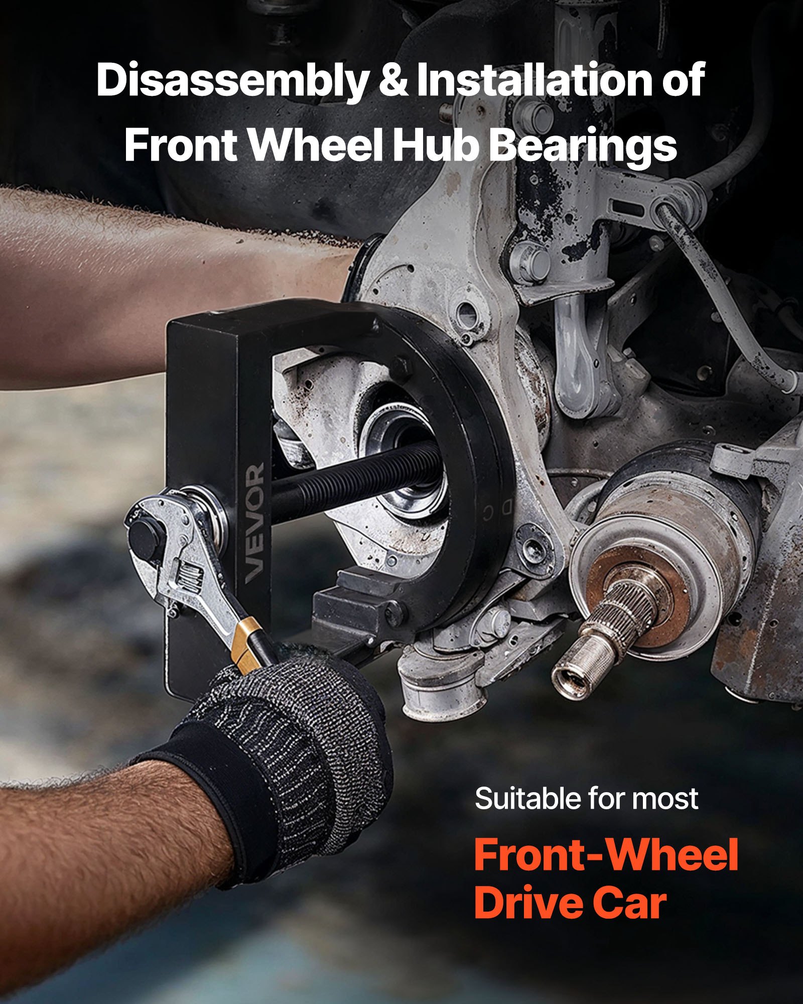 VEVOR Master Wheel Hub & Bearing Remover & Installer Kit, Fits Most ...