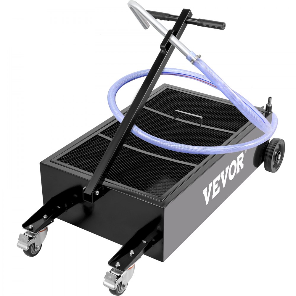 VEVOR Oil Drain Pan 25 Gallon Oil Drain Tank, 95L Low Profile Oil Drain ... VEVOR Oil Drain Pan 25 Gallon Oil Drain Tank, 95L Low Profile Oil Drain ...