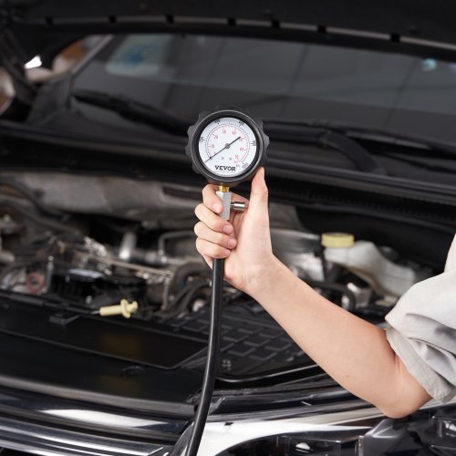 VEVOR Diesel Engine Compression Tester, 18 pcs Cylinder Pressure Test ...