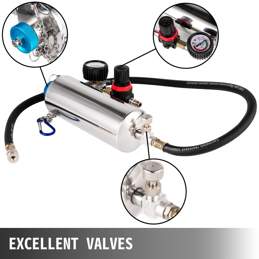 VEVOR Non-dismantle Injector Cleaner 600ML Automotive Non-dismantle ...