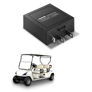VEVOR Golf Cart Speed Controller, 36V and 350A, DC Motor Controller Replacement for 1994-2019 ...