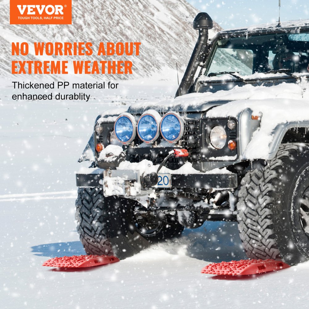 VEVOR 2PCS Traction Boards with PP for Mud Snow Sand Storage Bag Short ...