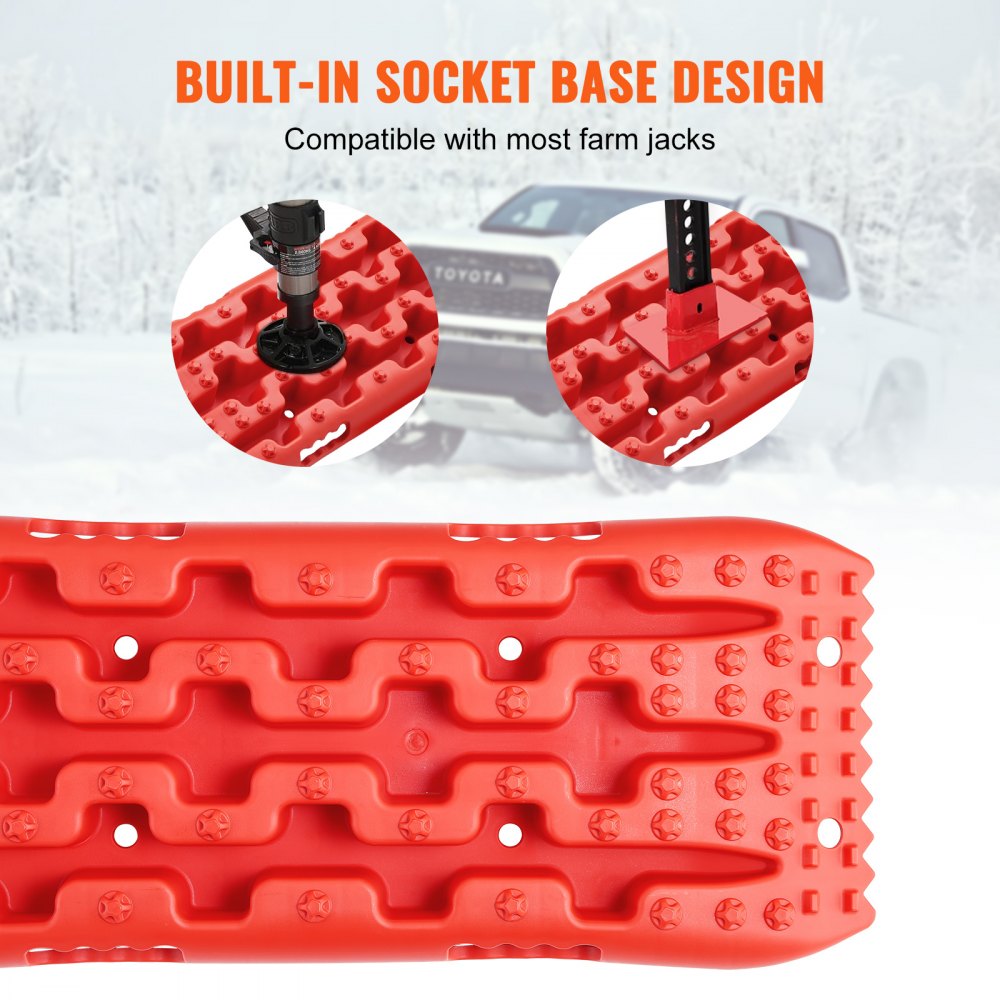 VEVOR 2PCS Traction Boards with PP for Mud Snow Sand Storage Bag Short ...