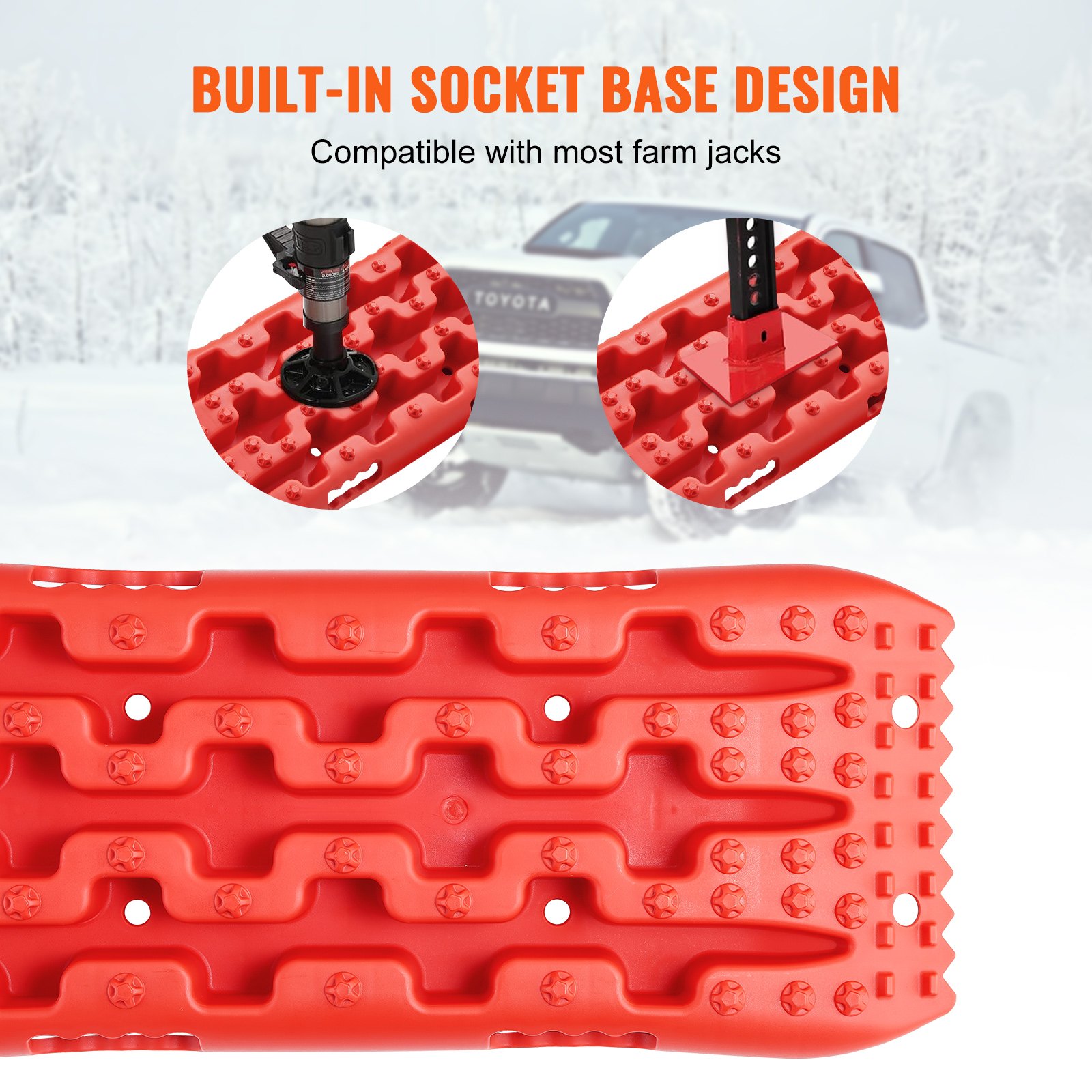 VEVOR 10 TON Traction Boards with PP Material, Recovery Boards for Off ...