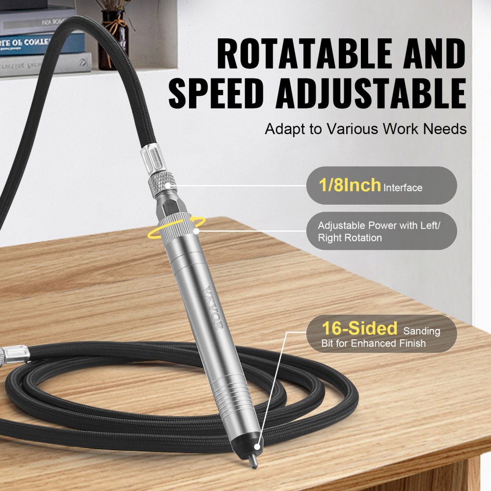 VEVOR Pneumatic Engraving Pen Air Scribe 1/4" Micro Grinder Pencil ...