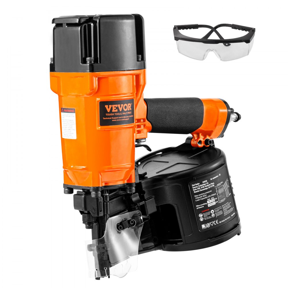 VEVOR Coil Siding/Framing Nailer CN83N, 2" to 3-1/4" 15 Degree ...