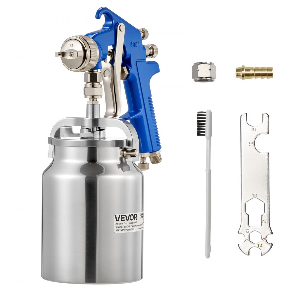VEVOR Siphon Feed Spray Gun, High Atomization Air Paint Spray Gun ...