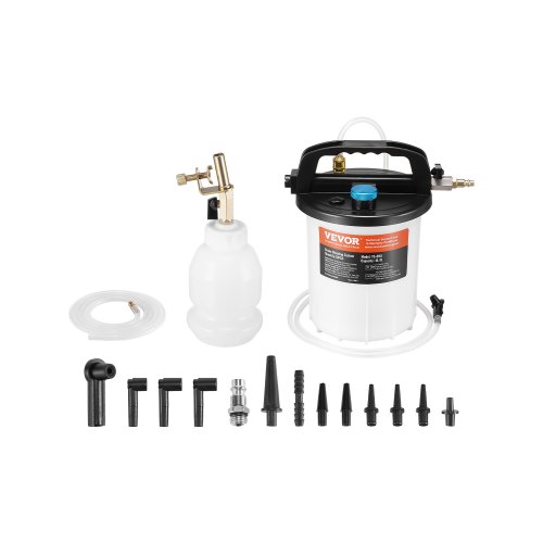 3L Brake Fluid Extractor Brake Bleeder Kit with 13 Hose Connectors ...