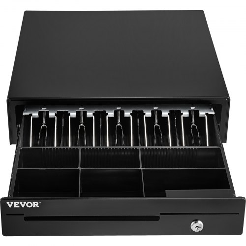 VEVOR Cash Register Drawer, 16" 12 V, for POS System with 5 Bill 6 Coin ...