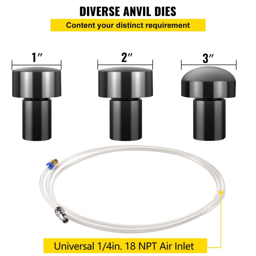VEVOR Pneumatic Planishing Hammer, 19.63" Throat Power Hammer ...