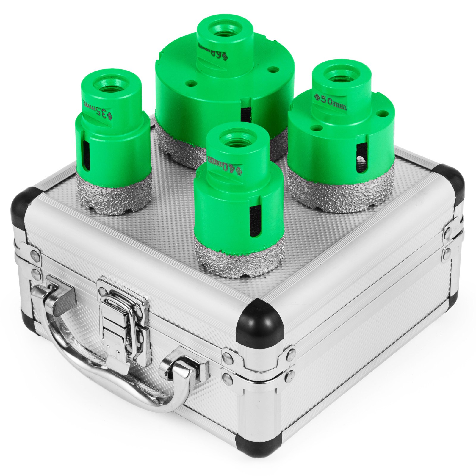 4 PCS Diamond Hole Saw Set Drill Core Bits M14 35/40/50/68mm | VEVOR US