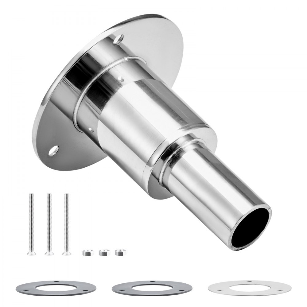 VEVOR Thru Hull Exhaust Skin Fitting, 0.94 inch Diesel Heater Exhaust ...