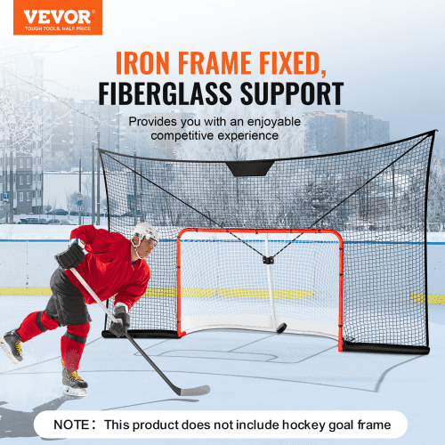 VEVOR Hockey Goal Backstop Net Street Hockey Sport Target Netting ...