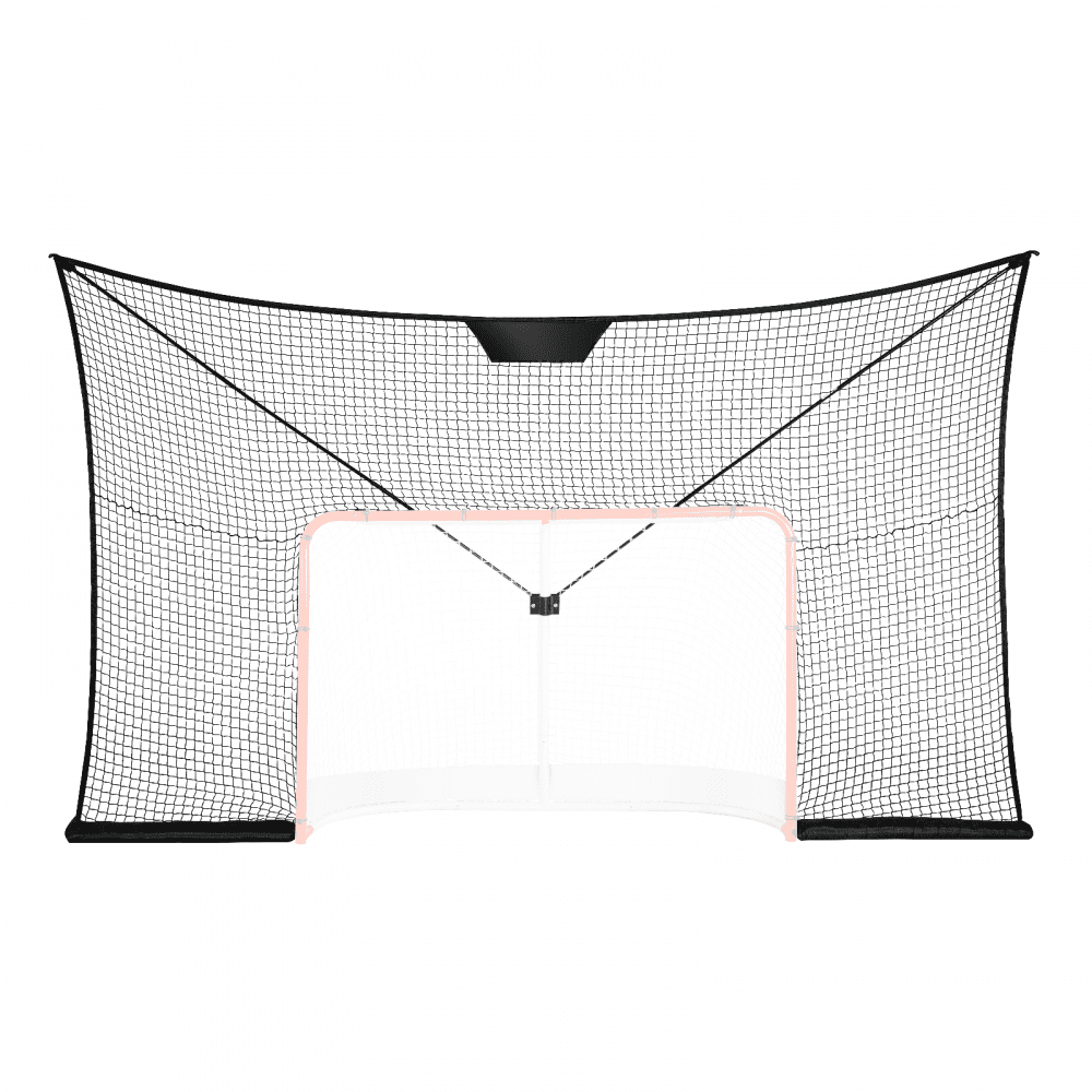VEVOR Hockey Goal Backstop Net, Street Hockey Sports Backstop Netting ...