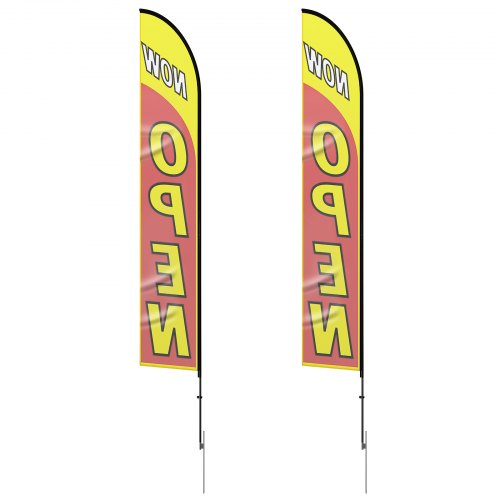 VEVOR Open Flags for Business Advertising Flags and Poles for Outside ...