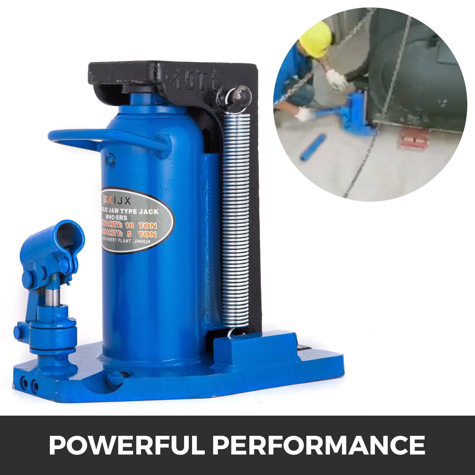 VEVOR Toe Jack Lift 5T 10T Hydraulic Machine Toe Jack Lift Air ...