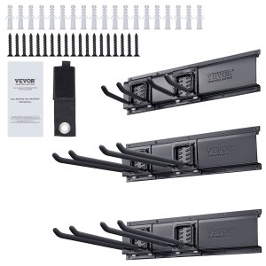 VEVOR Garage Tool Organizer, 300 lbs Max Load Capacity, Wall Mount Yard ...