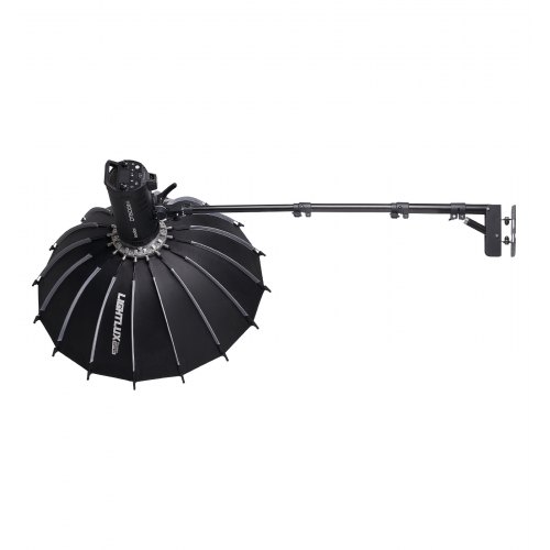 Wall Mount Triangle Boom Arm Light Stand 39.37 in/100 cm Ring Light ...