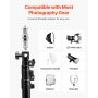 VEVOR Boom Arm Light Stand — Heavy Duty Wall Mount 39.37in