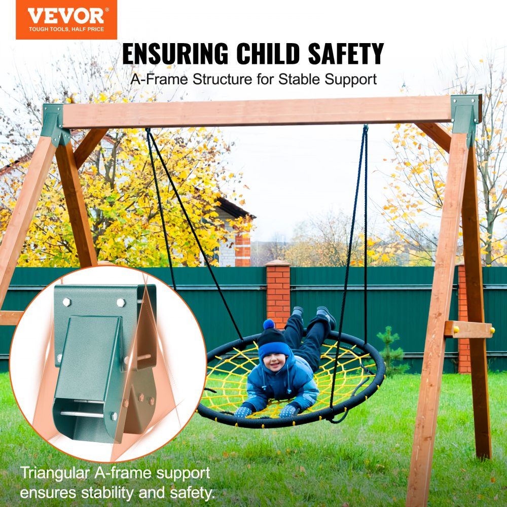 Vevor A Frame Middle Swing Set Brackets Heavy Duty Carbon Steel Swing Set Hardware With 