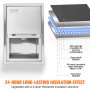 VEVOR Drop in Ice Chest, 18"L x 12"W x 14.5"H Stainless Steel Ice ...