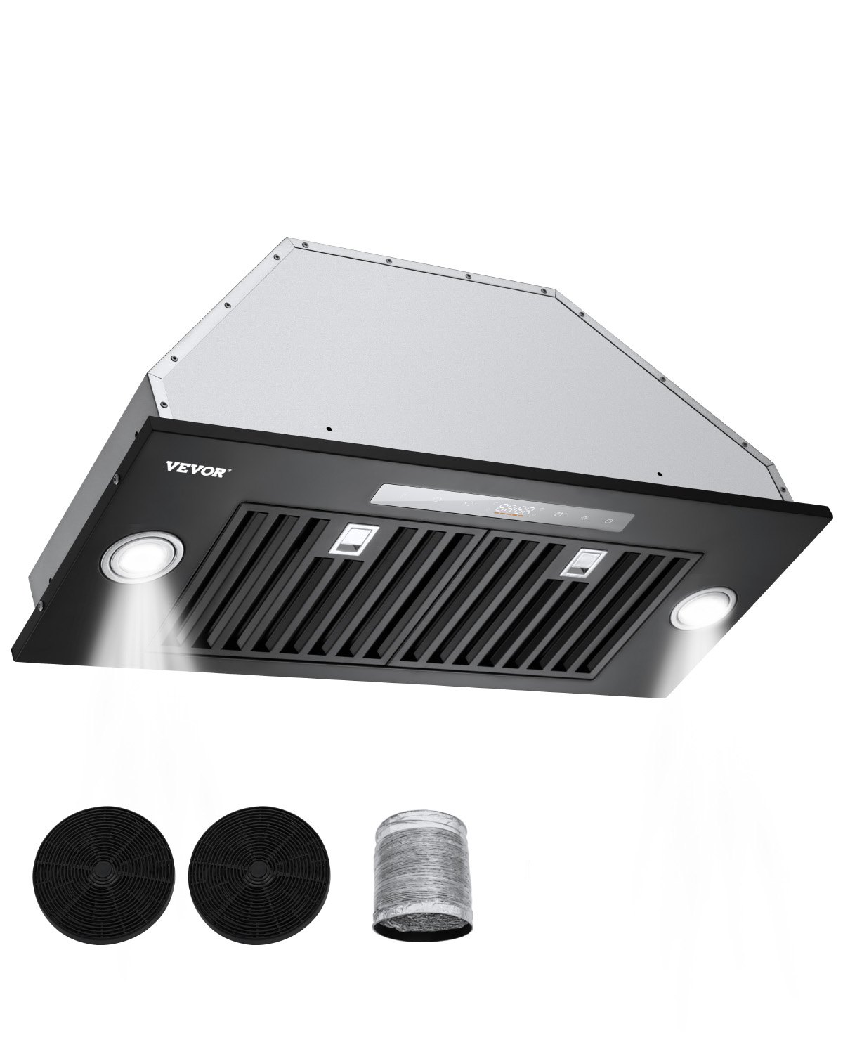 30in Built-in Range Hood Insert Vent Hood 800CFM Gesture & Touch ...