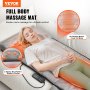 VEVOR Full Body Massage Cushion with Shiatsu Neck Massager, 10 Vibration Motors & 2 Heating ...