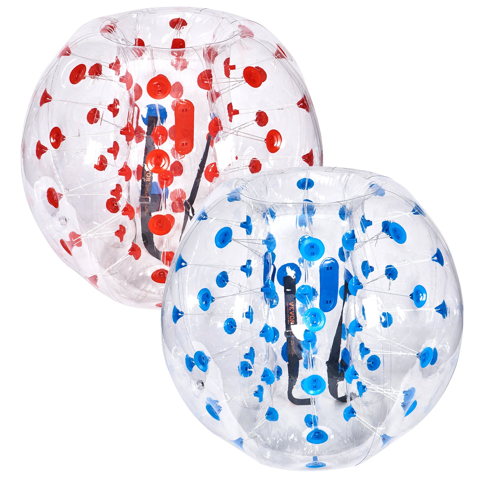 VEVOR Inflatable Bumper Balls 2-Pack, 4FT/1.2M Body Sumo Zorb Balls for ...
