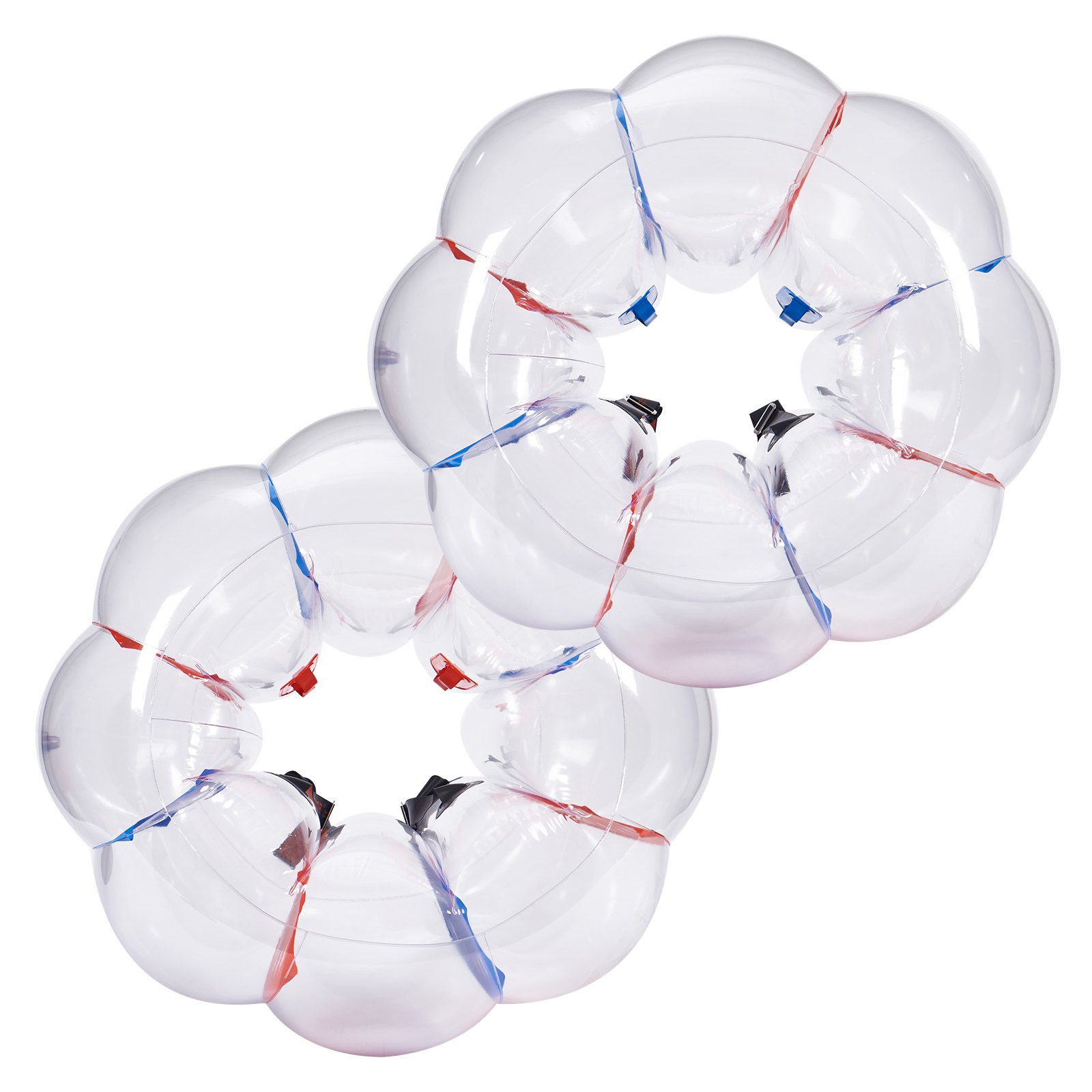 VEVOR Inflatable Bumper Balls 2-Pack, 4FT/1.2M Body Sumo Zorb Balls for ...