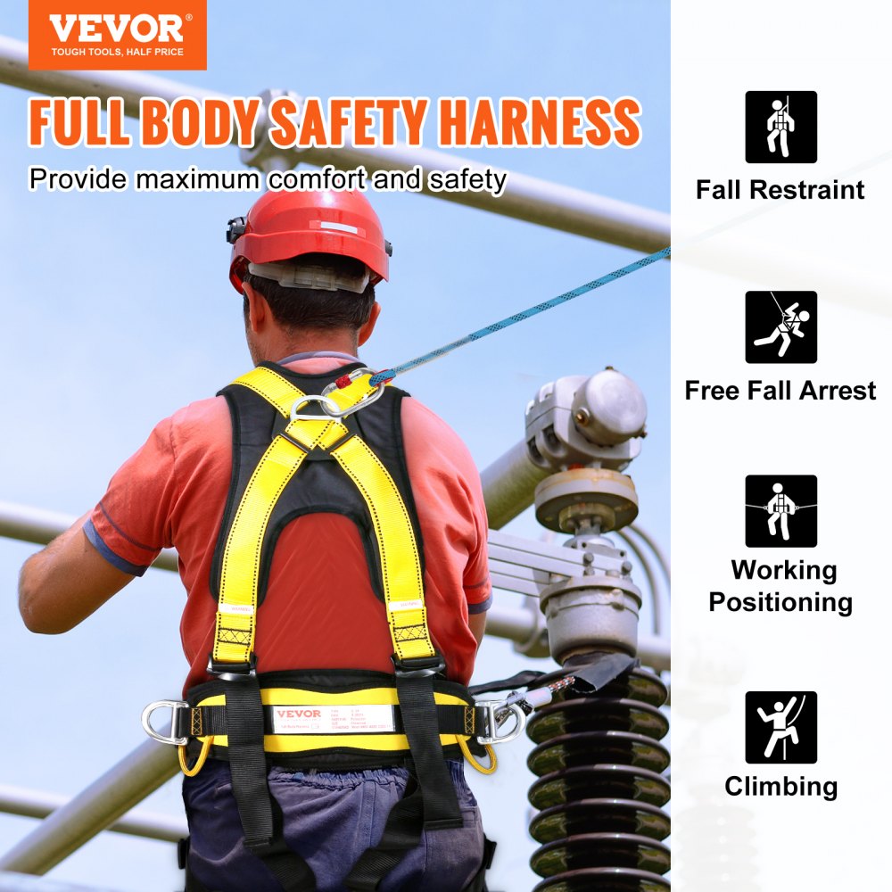 Fall Protection Full Body Harness – WHKRQ