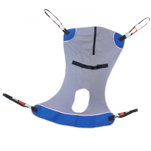 VEVOR Full Body Patient Lift Sling with Commode Opening Medical Aid ...