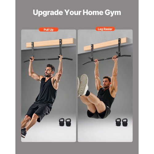 Joist Mount Pull Up Bar Ceiling Mounted Chin Up Bar Heavy Duty Home Gym ...