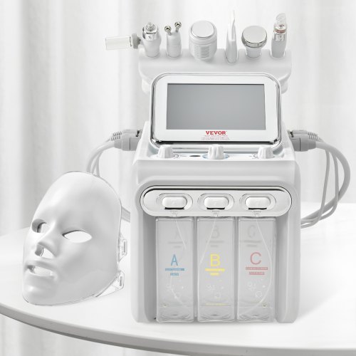 VEVOR 7 in 1 Hydrogen Oxygen Facial Machine, Professional Hydrafacial ...