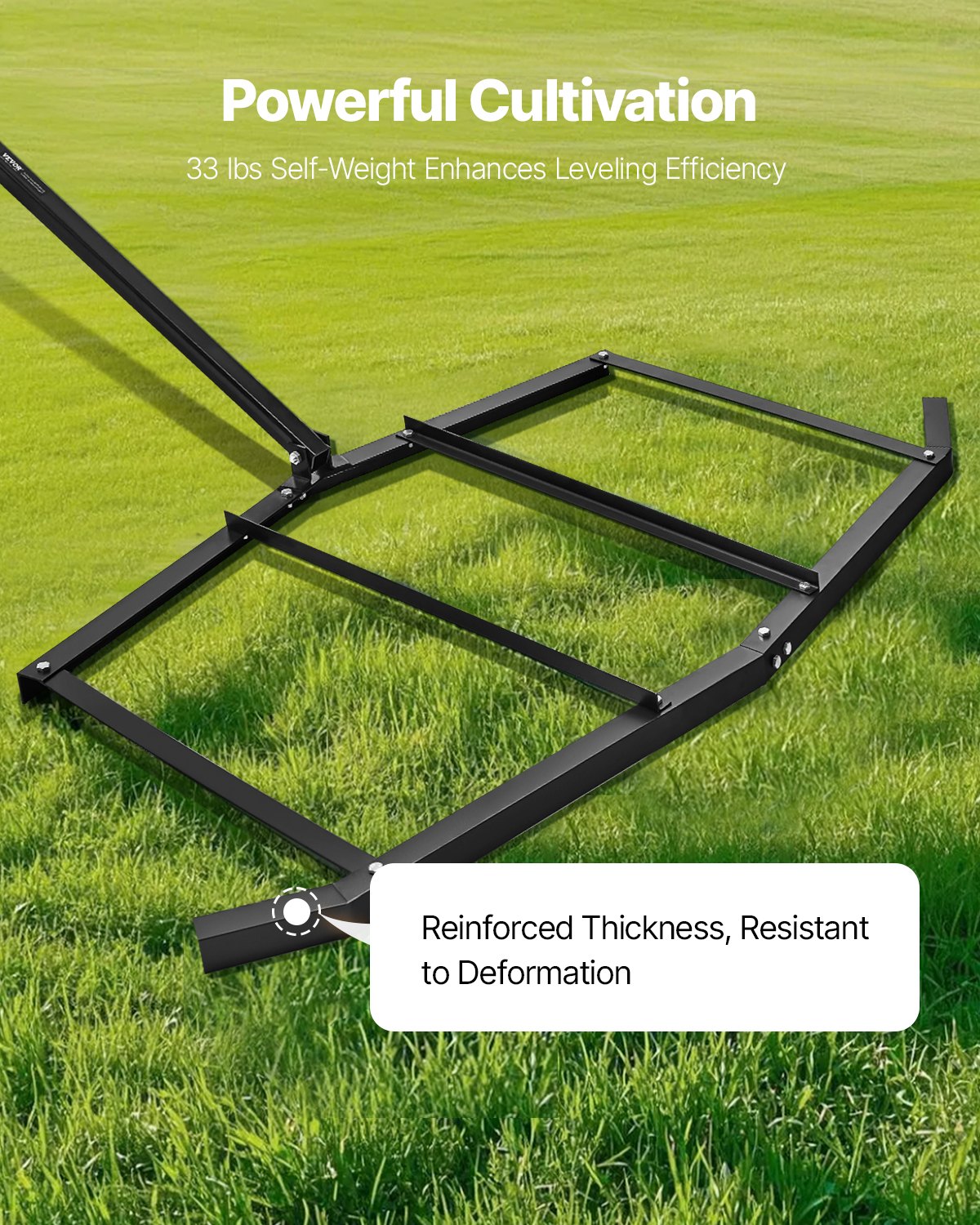 VEVOR Driveway Drag Grader – 72" Width, Q235 Steel