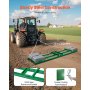 Drag Harrow 8 ft Heavy Duty Tow Behind Drag Harrow Driveway Grader Rake ...