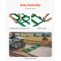 Drag Harrow 8 ft Heavy Duty Tow Behind Drag Harrow Driveway Grader Rake ...