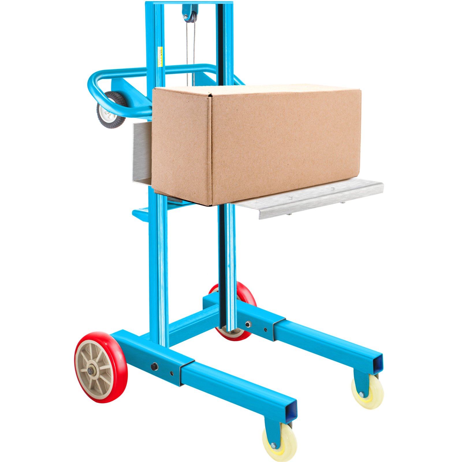 VEVOR Manual Winch Stacker, 4.7" - 57" Height Range, 23.6" Length x 19. ...