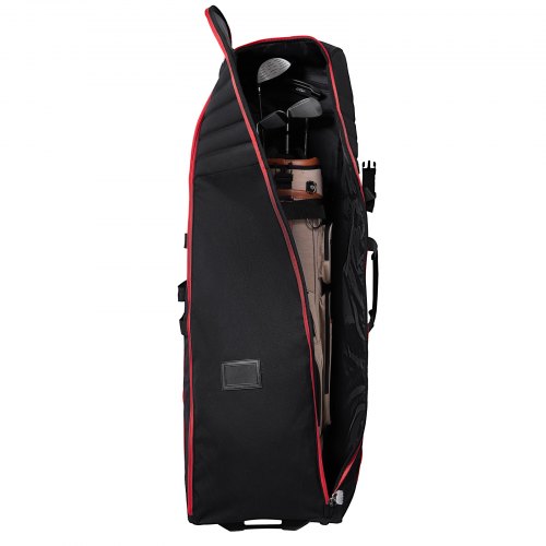 VEVOR Golf Club Travel Bag Golf Luggage Case Cover with Wheels 1000D ...
