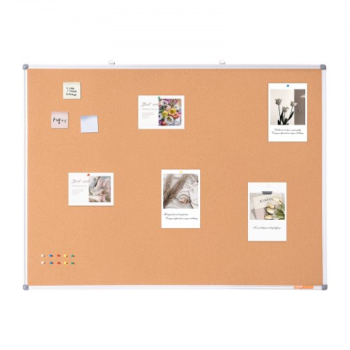 VEVOR 48"x36" Large Cork Board – Wall-Mounted Bulletin Board with Pin ...