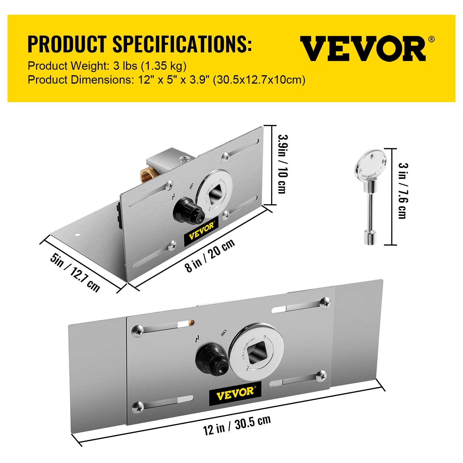 VEVOR Fire Pit Gas Burner Spark Ignition Kit, 300K BTU Fire Pit ...