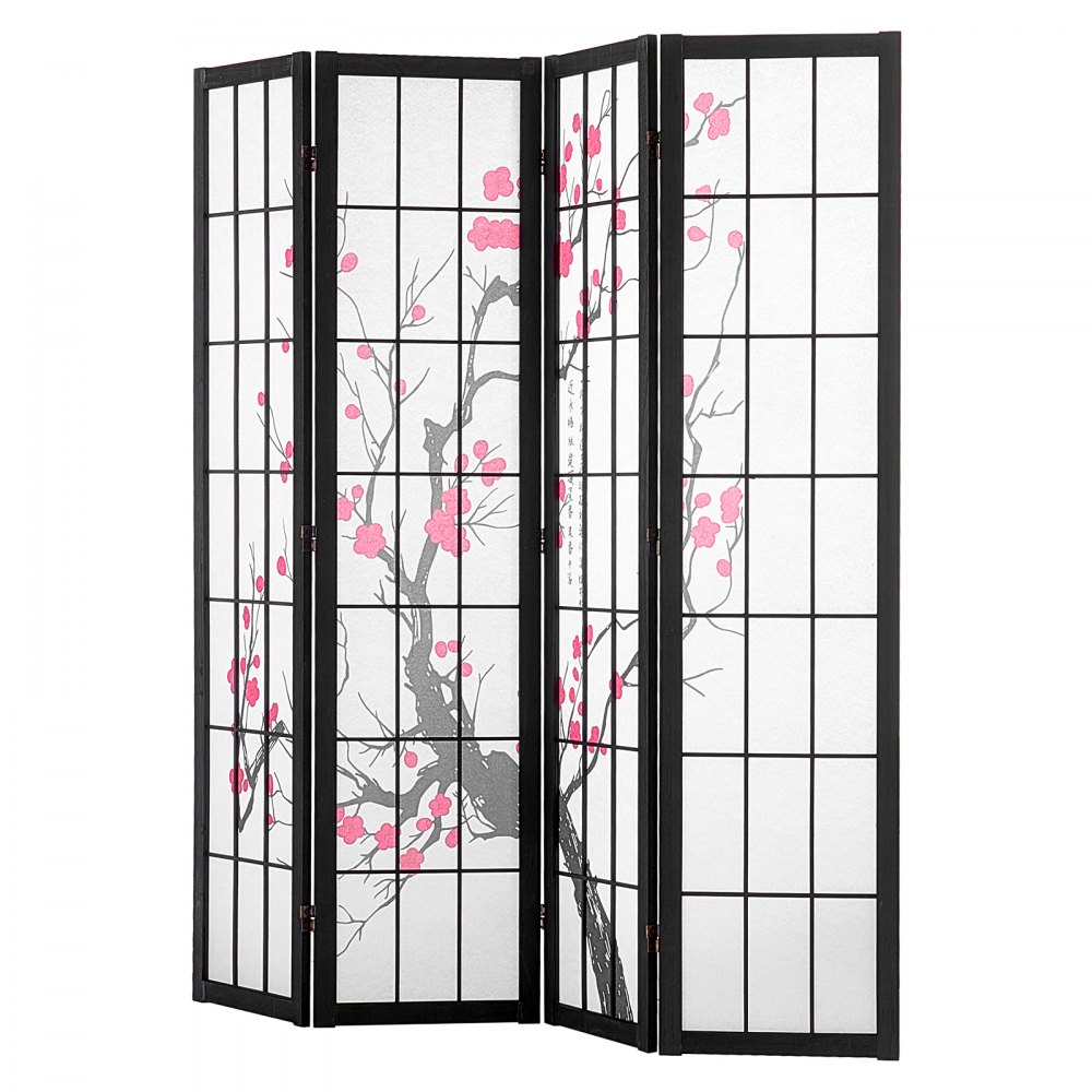 VEVOR Japanese Foldable Wall – 64×71 Inch, 4-Panel Divider