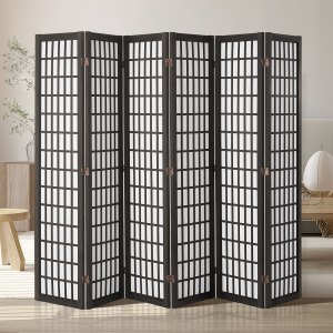 VEVOR Japanese Wall Dividers – 6 Panel, 95″ Folding Screen