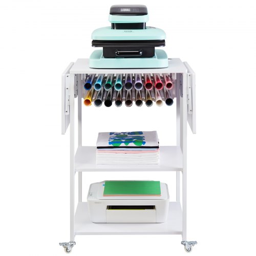 VEVOR Heat Press Table 3Tier Movable Heat Press Stand Foldable with ...