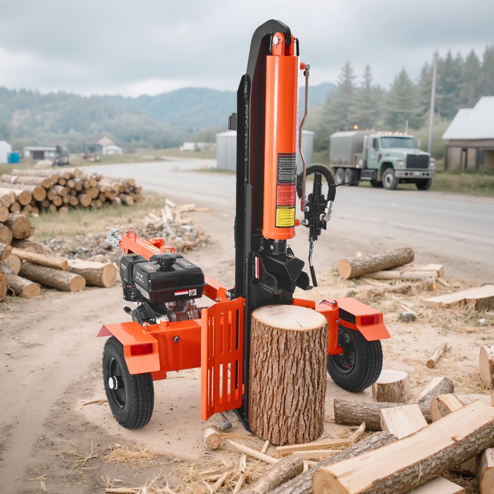 VEVOR 30 Tons Log Splitter, 306CC Engine, Powered Wood Splitter with 2 ...